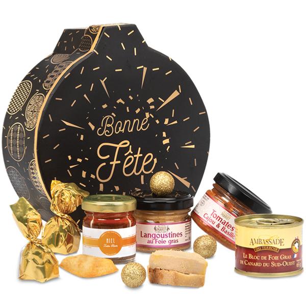 Panier Garni - Coffret "Perle de Noël" - CG1916 | colisgourmands.com