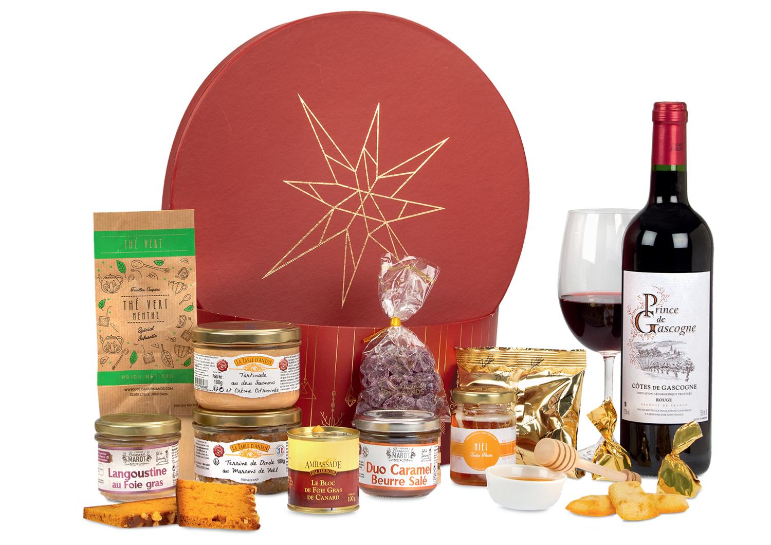 Panier Garni - Coffret Raffiné 2 personnes - COLL_B19| colisgourmands.com