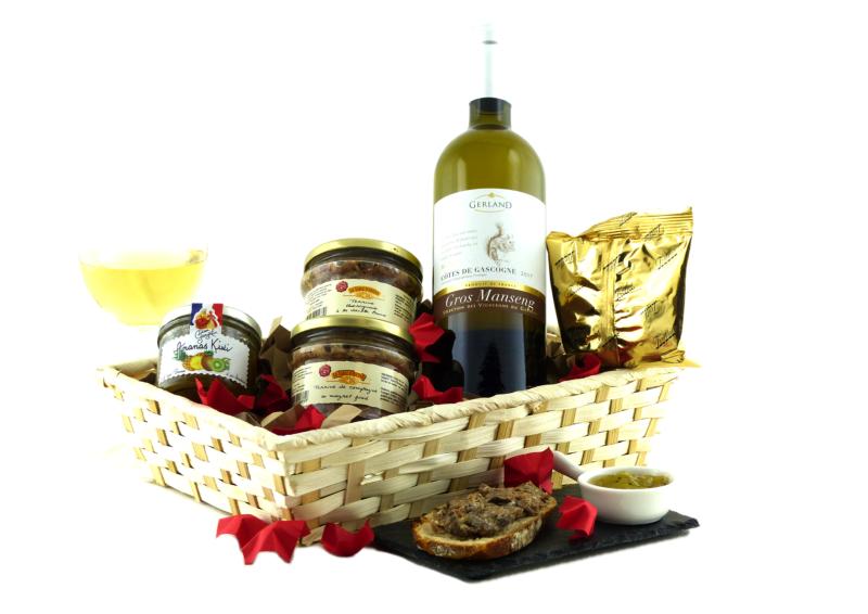 Panier Garni - Corbeille Aignan Duo - CG1902| colisgourmands.com